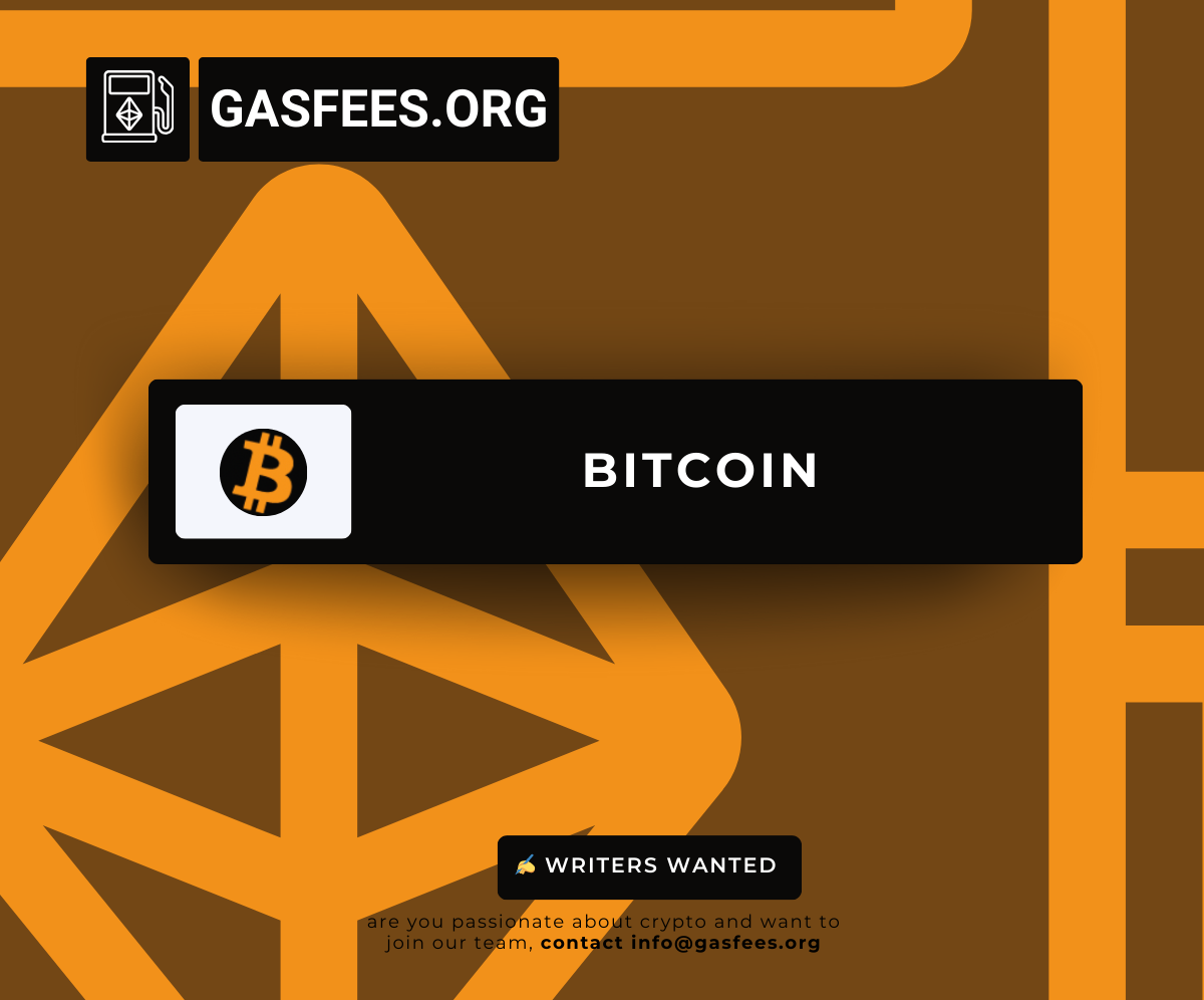 What Are Bitcoin Gas Fees? | gasfees.org
