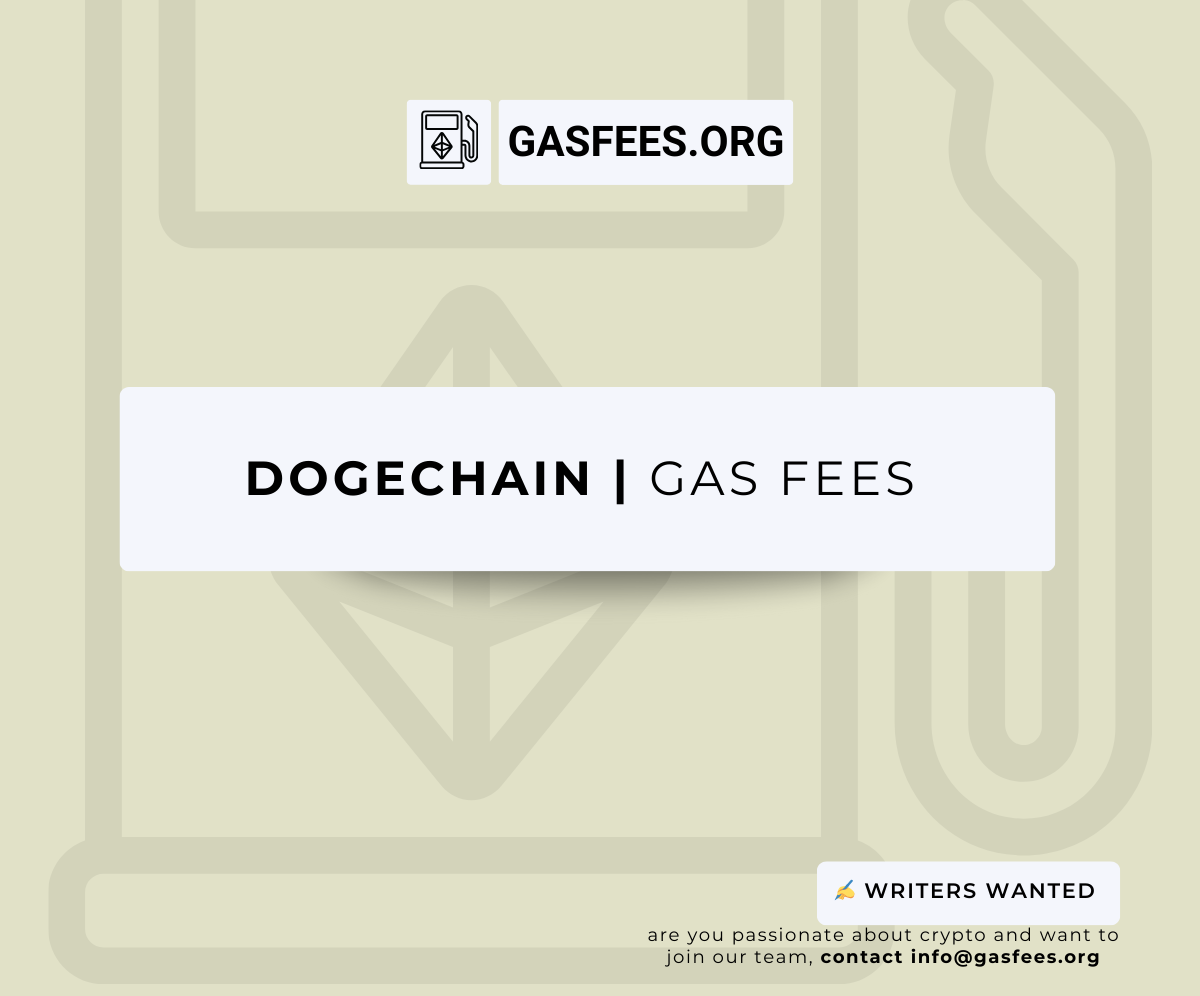 What Are Dogechain Gas Fees? | gasfees.org